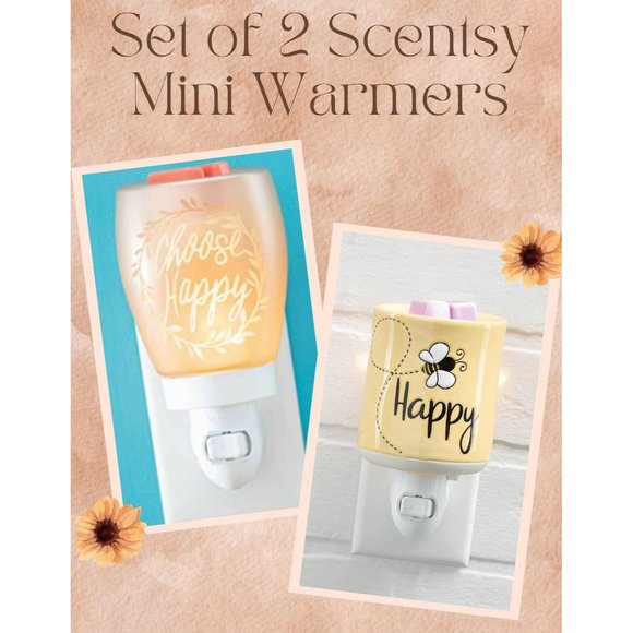 Scentsy | Accents | New Nib Scentsy Bee Happy And Choose Happy Mini ...